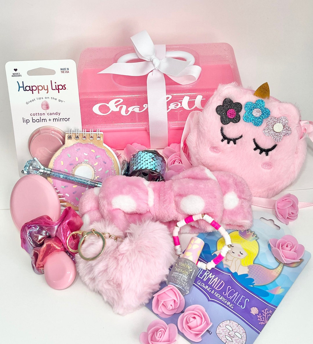 Personalized Gift for Girl, Pink Caboodle Like Case ,birthday Gift for ...