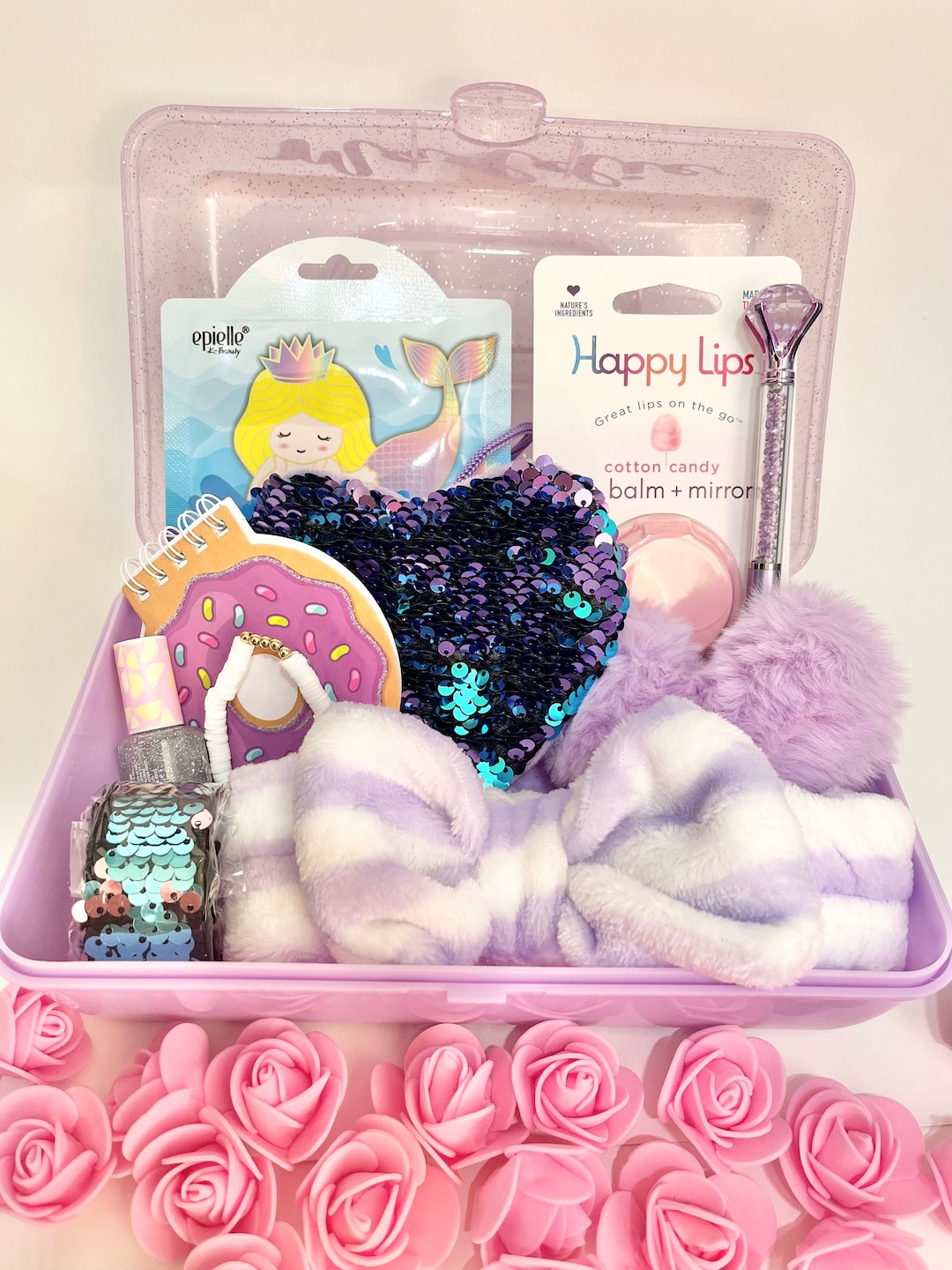 Personalized Gift for Girl, Purple Caboodle Like Case ,birthday Gift ...