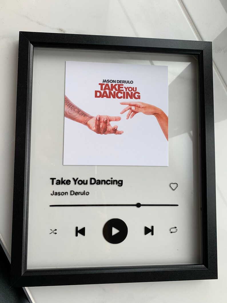 Personalised Handmade Spotify Frames - Etsy UK