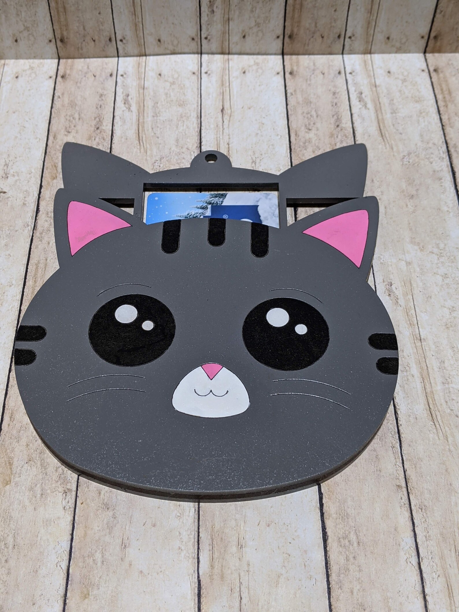 Cat Gift Card Holder SVG Laser Cut File - Etsy