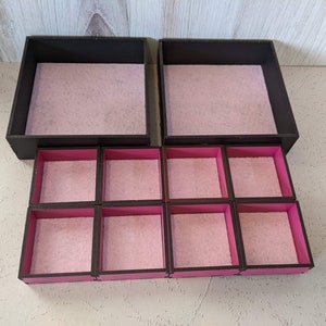 Board Game Component Storage/organization Boxes - SVG Laser Cut File - Etsy