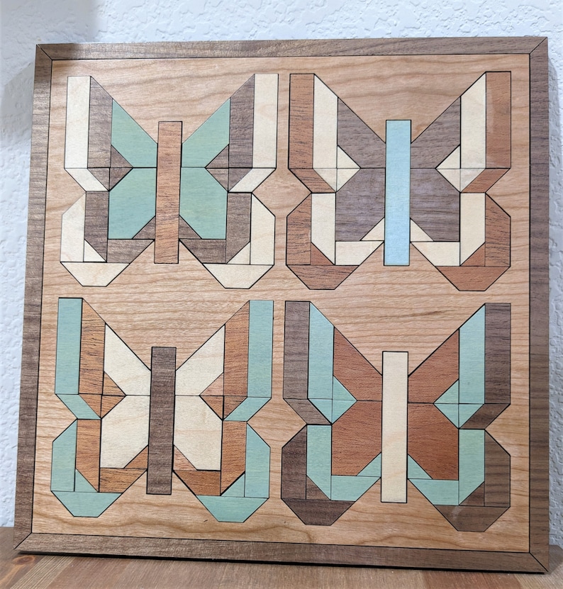 Butterfly Barn Quilt SVG Laser Cutter File - Etsy