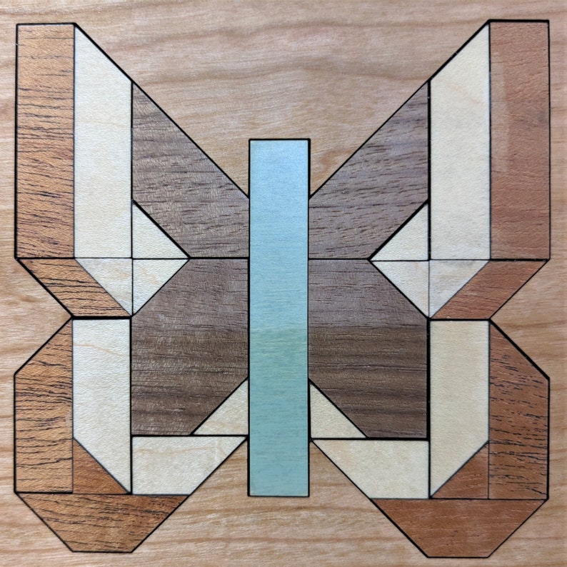Butterfly Barn Quilt SVG Laser Cutter File - Etsy