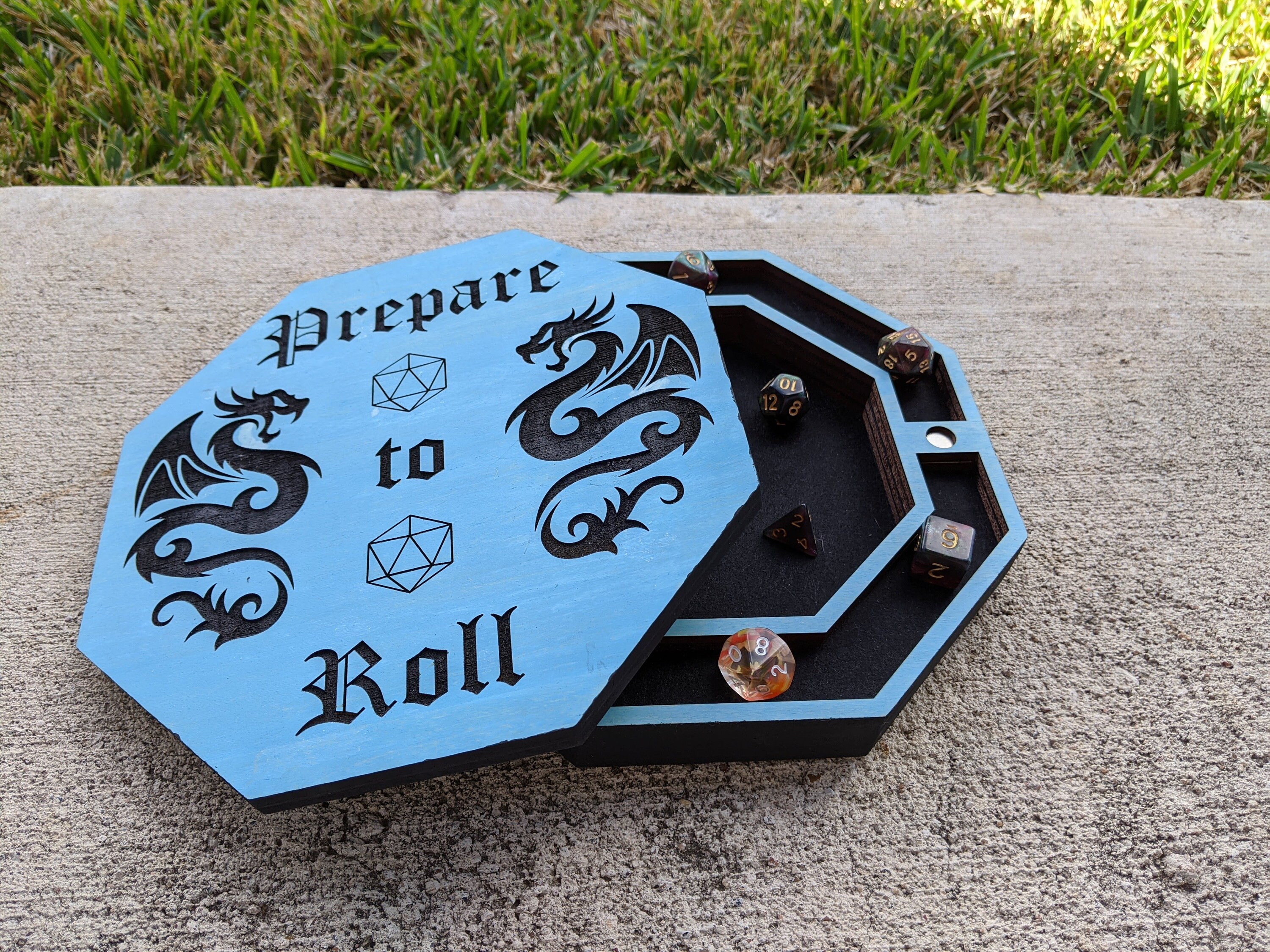 Dice Tray SVG Laser Cut File - Etsy