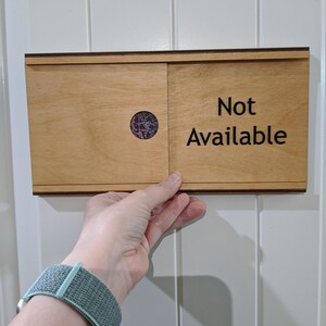 Available/unavailable Sign SVG Laser Cut File - Etsy