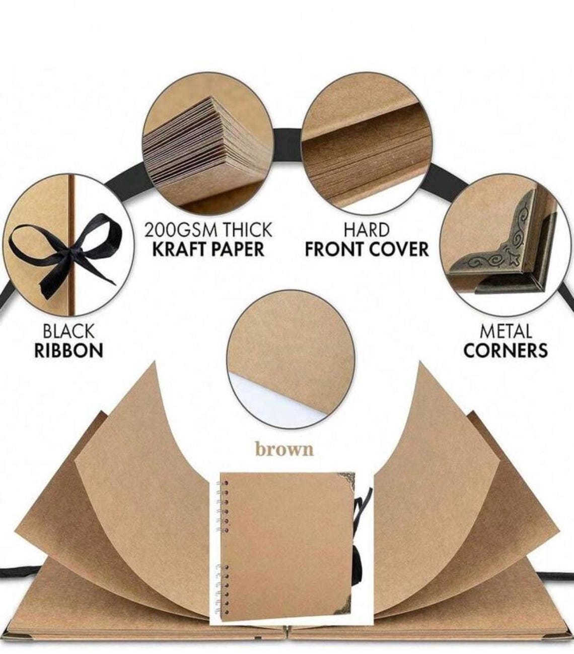 Complete Scrapbooking Kit for Beginners and Pros, 60 Pg Scrapbook ...