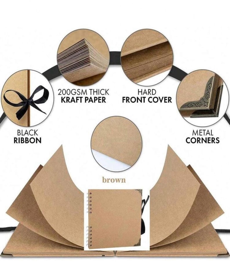 Complete Scrapbooking Kit for Beginners and Pros, 60 Pg Scrapbook ...