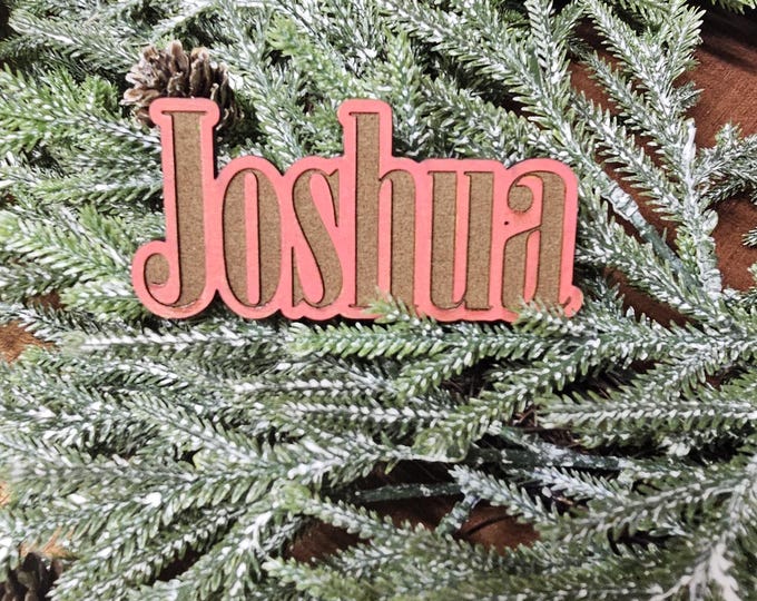 Wooden Name Plate - Etsy