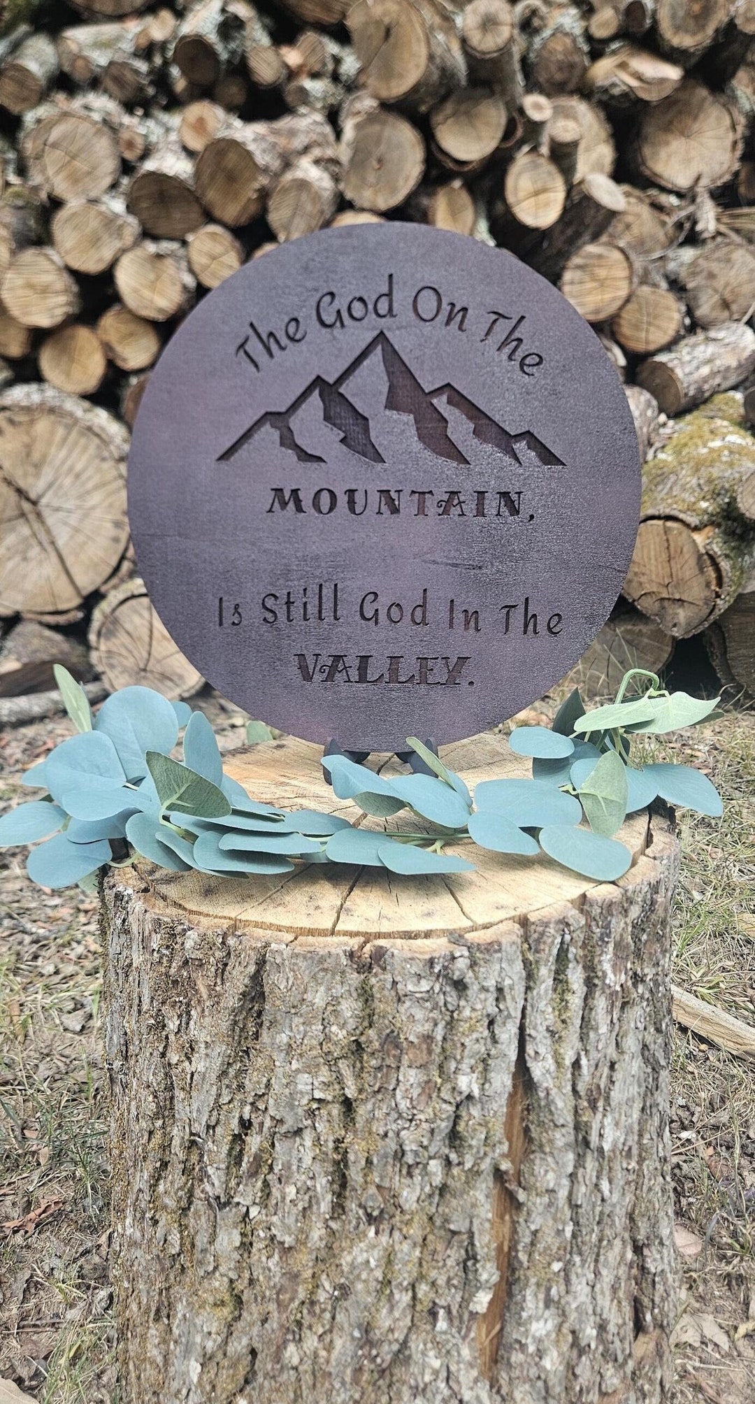 The God on the Mountain, is the God in the Valley: Home Decor - Etsy