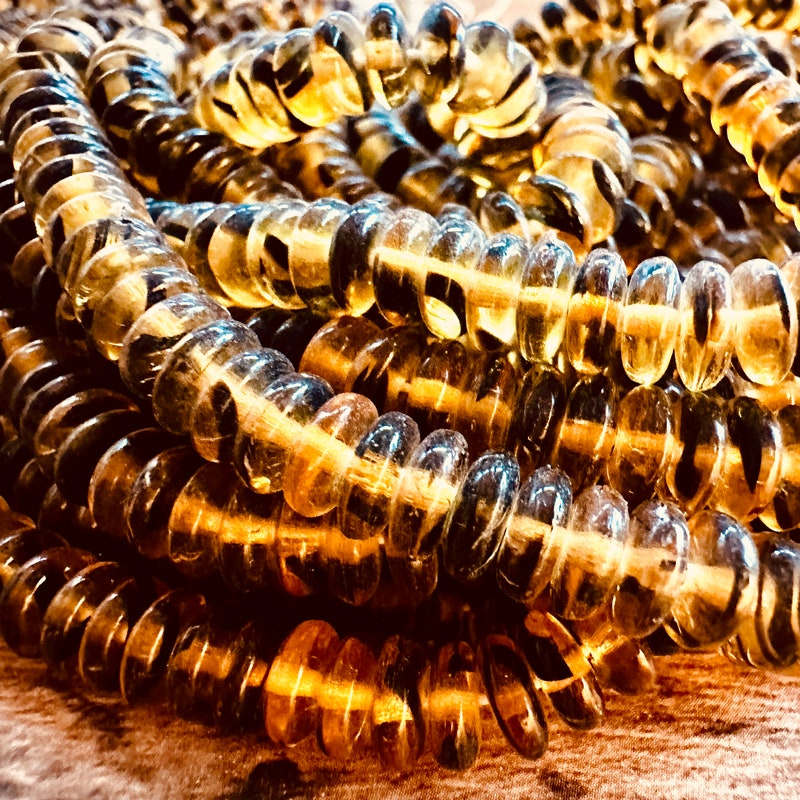 Tortoise Glass Beads - Etsy