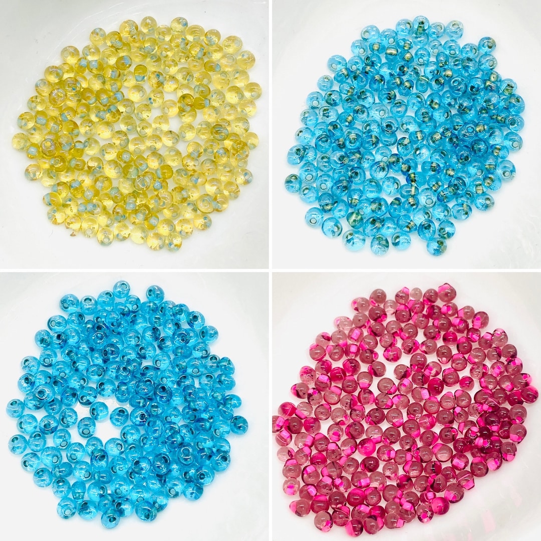 Miyuki 3.4mm Drop Beads (14 Grams) - CHOOSE From 4 Colors - Etsy