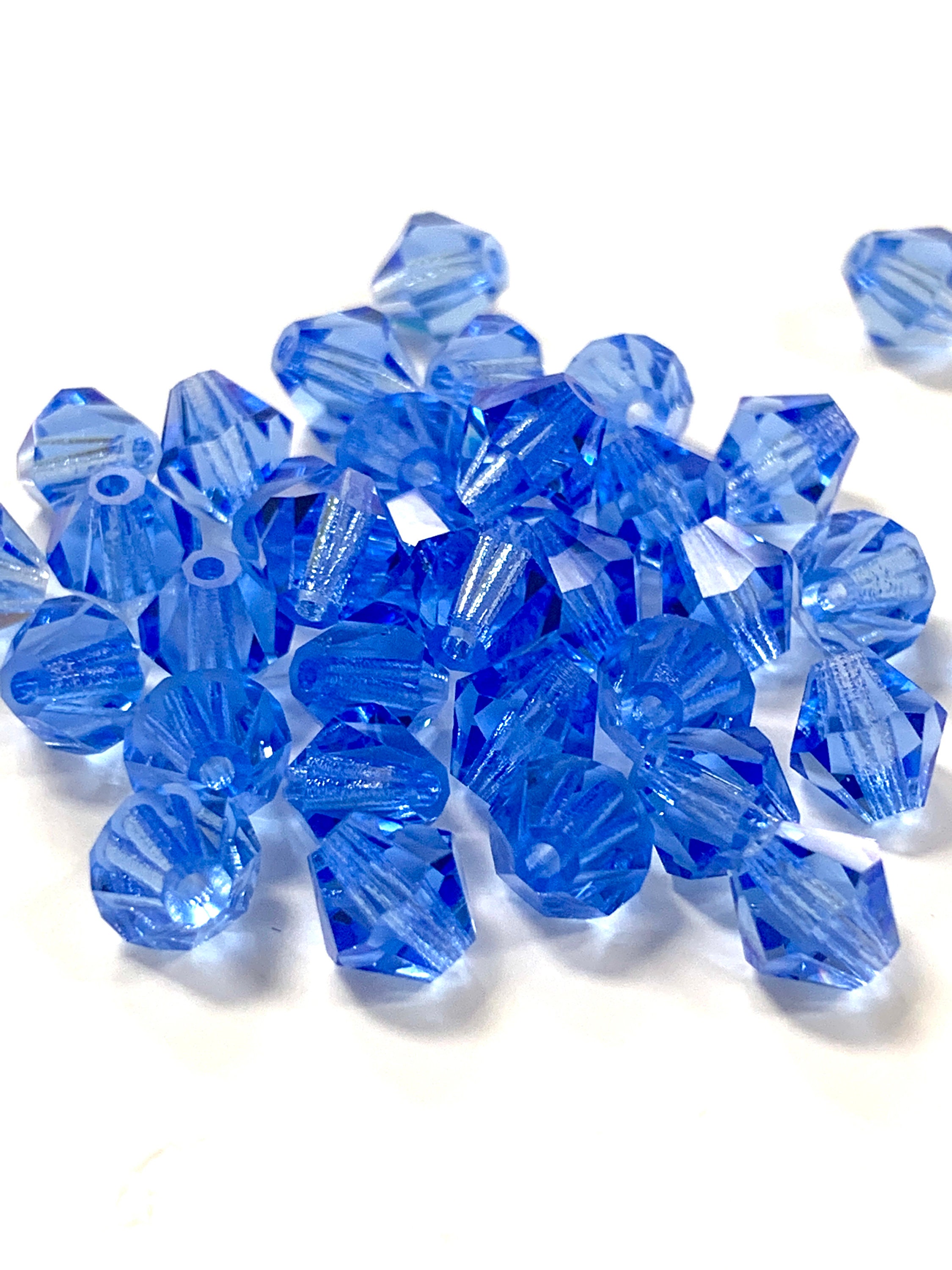 6mm Swarovski 5328 Bicone Crystal Beads- Comes in Multiple Colors - Etsy