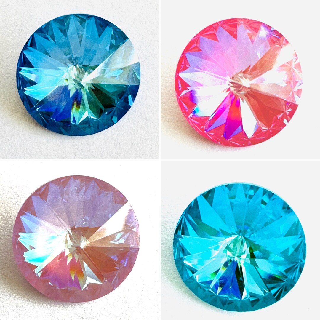 Swarovski 12mm Delite #1122 Rivoli - Round Crystals for Setting or ...