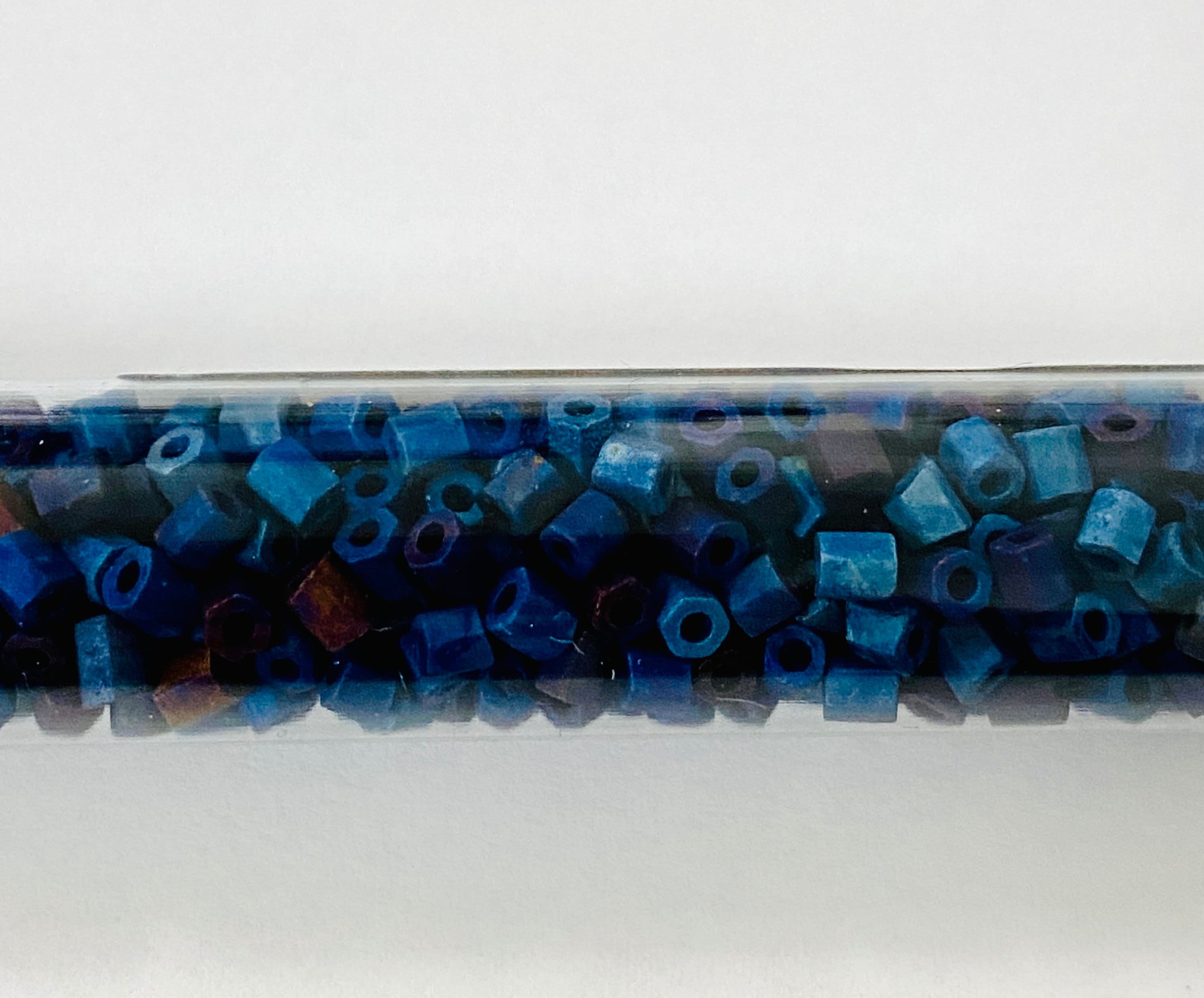 8/0 Hex Matte Seed Beads 3 Tube Approx. 450 Beads - Etsy