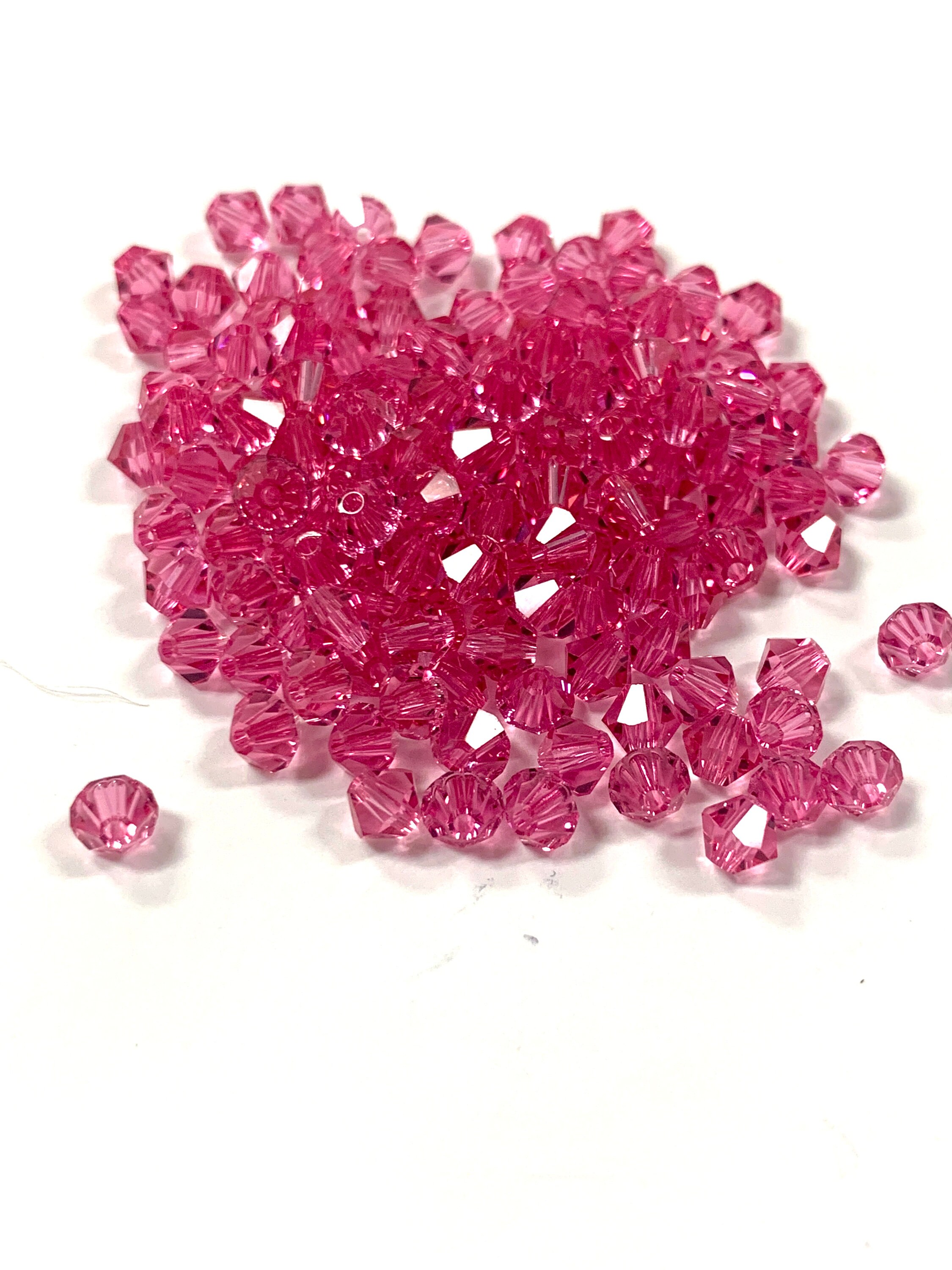 4mm Swarovski 5328 Bicone Crystal Bead Set of 20 Beads- Comes in ...