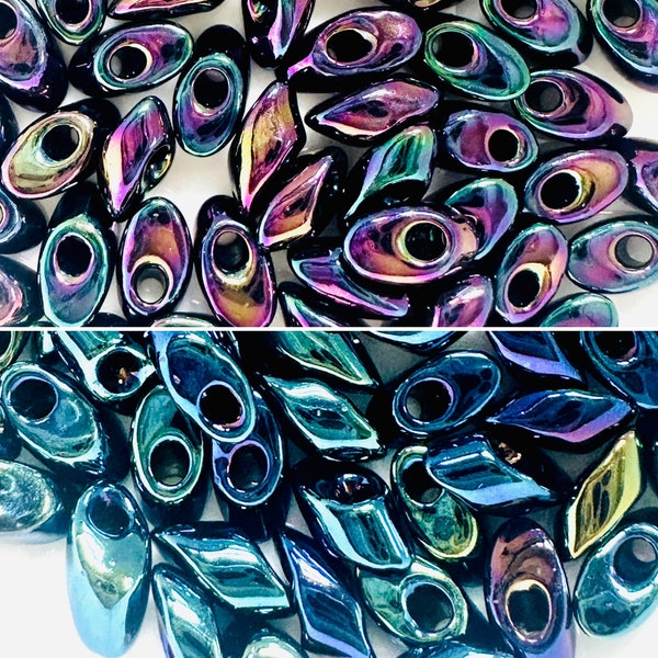 Long Magatama Beads - Etsy