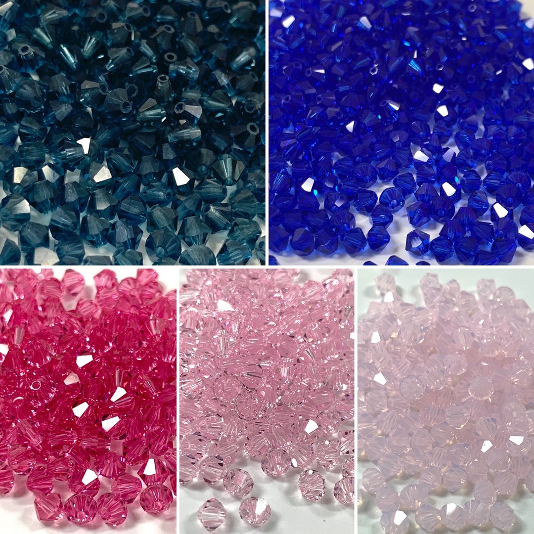4mm Swarovski 5328 Bicone Crystal Bead Set of 20 Beads- Comes in ...