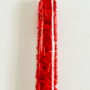 Miyuki 6mm Red Bugle Beads (3" Tube of 12grams Approx. 450 Beads) - Etsy