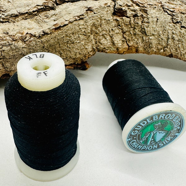 Black Silk Thread - Etsy