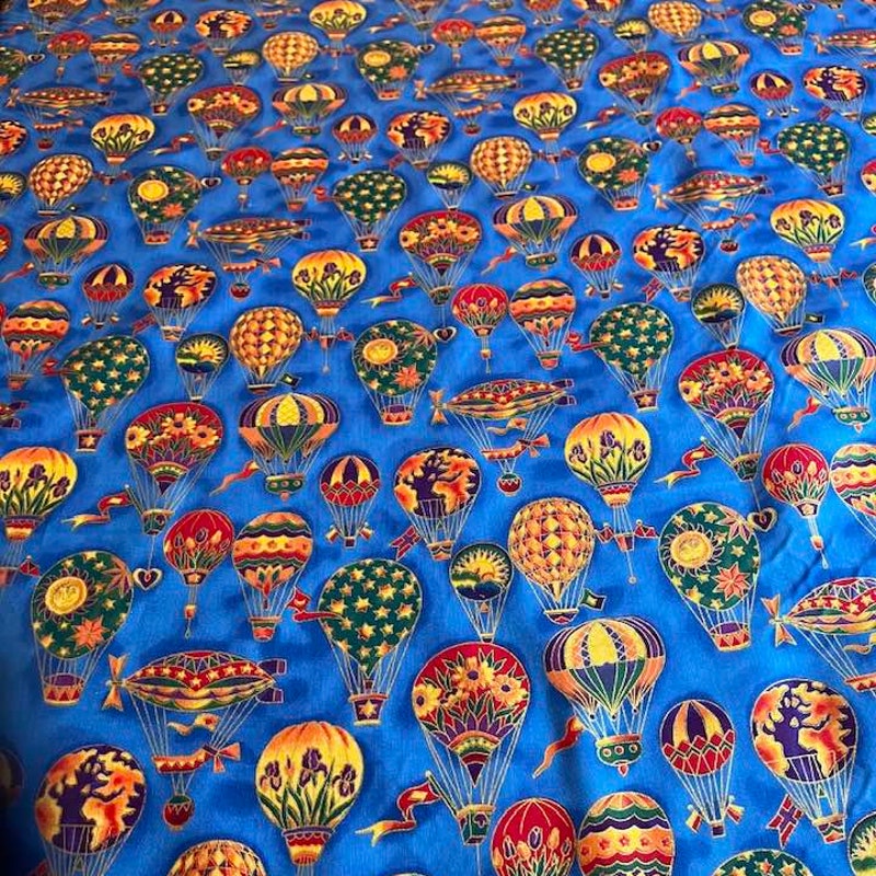 Hot Air Balloon Fabric - Etsy UK