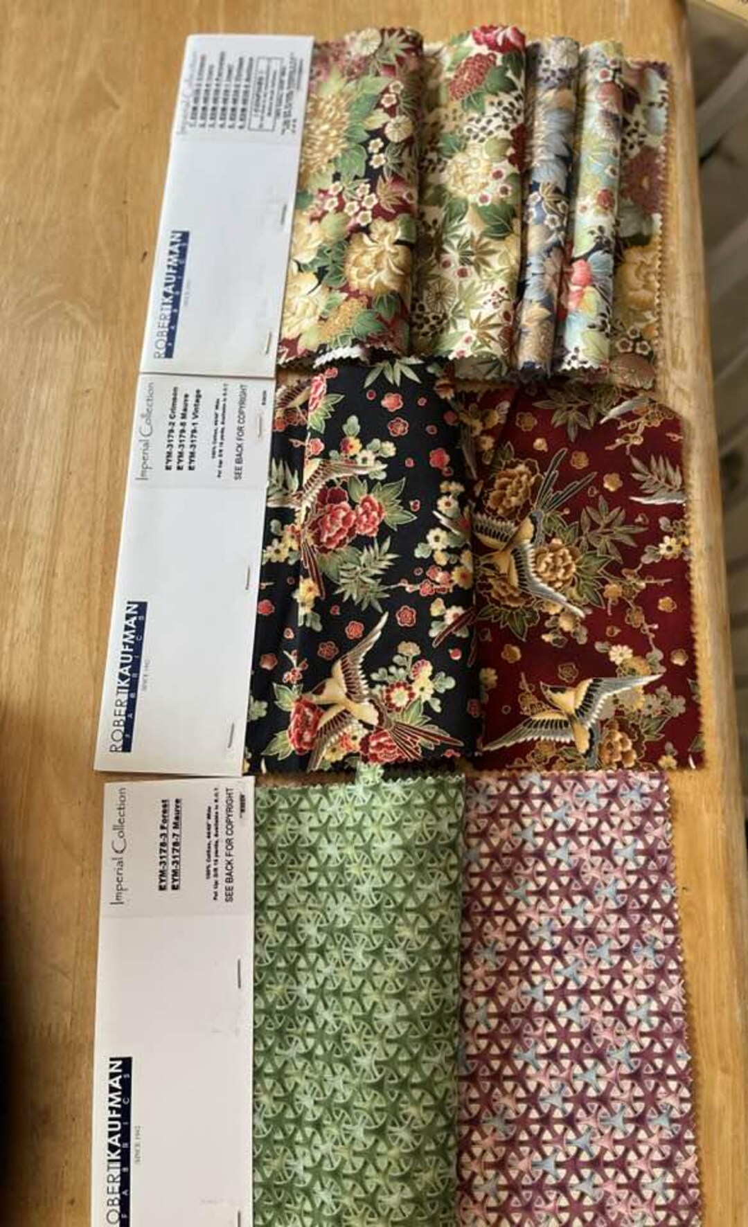 Robert Kaufman "imperial Collection" Sample Packs - Etsy