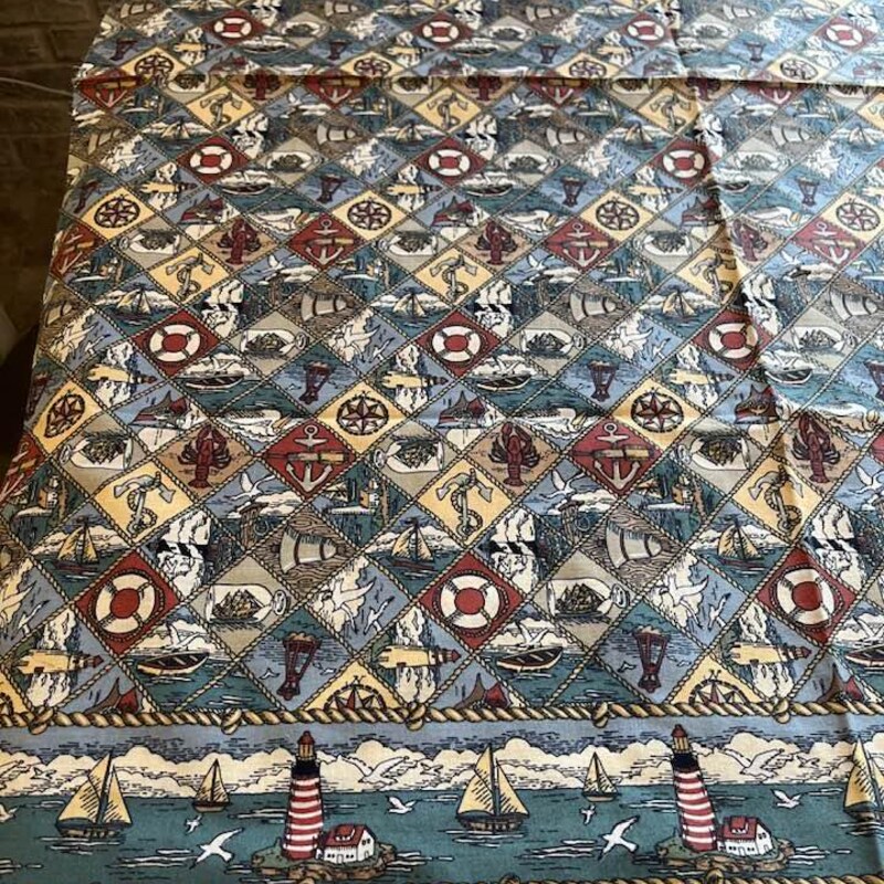 Nautical Fabric - Etsy