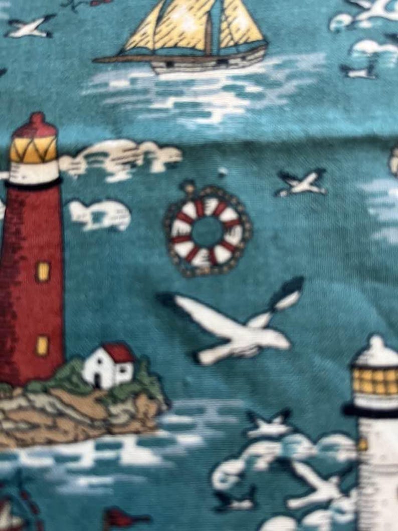 Nautical Themed Fabric by Classic Cottons 1995 - Etsy