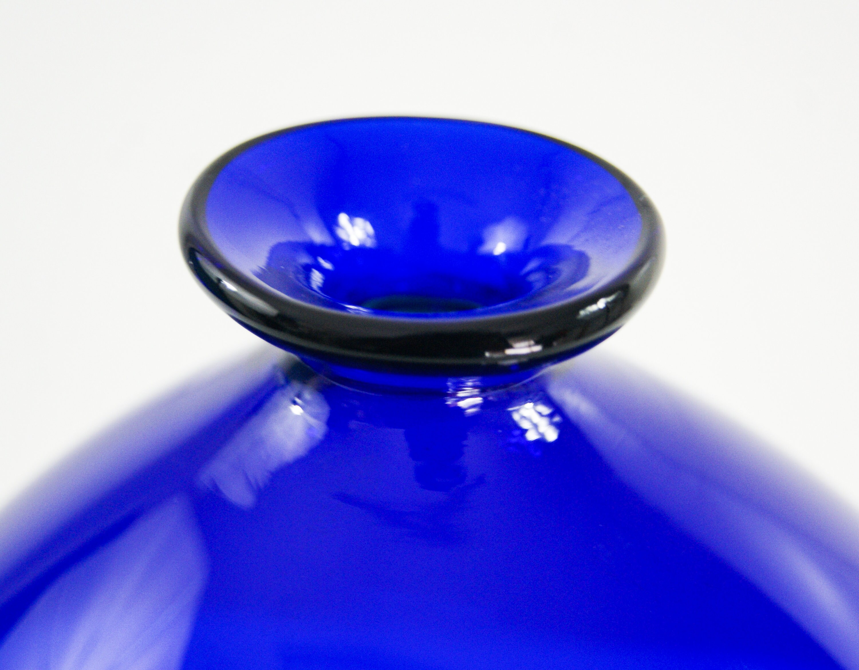 Vase Cenedese et Albarelli Murano bleu profond - Etsy Canada