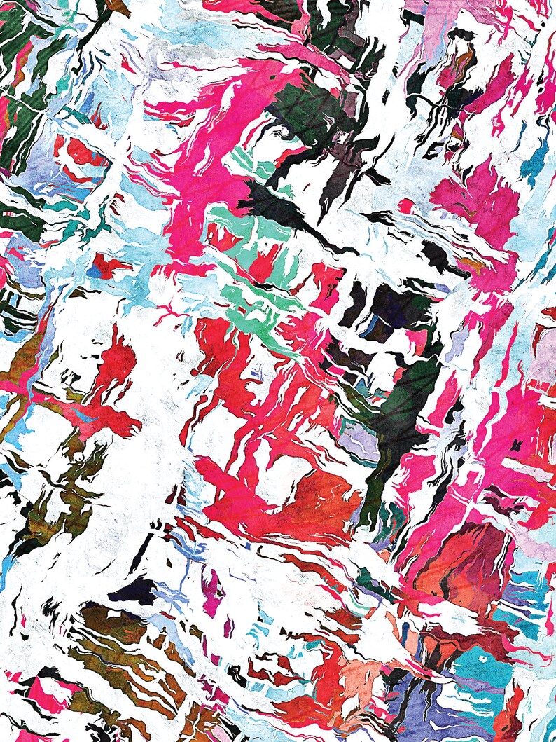 Color Burst Paint Digital Art Poster Springs Color Digital Wall Art ...