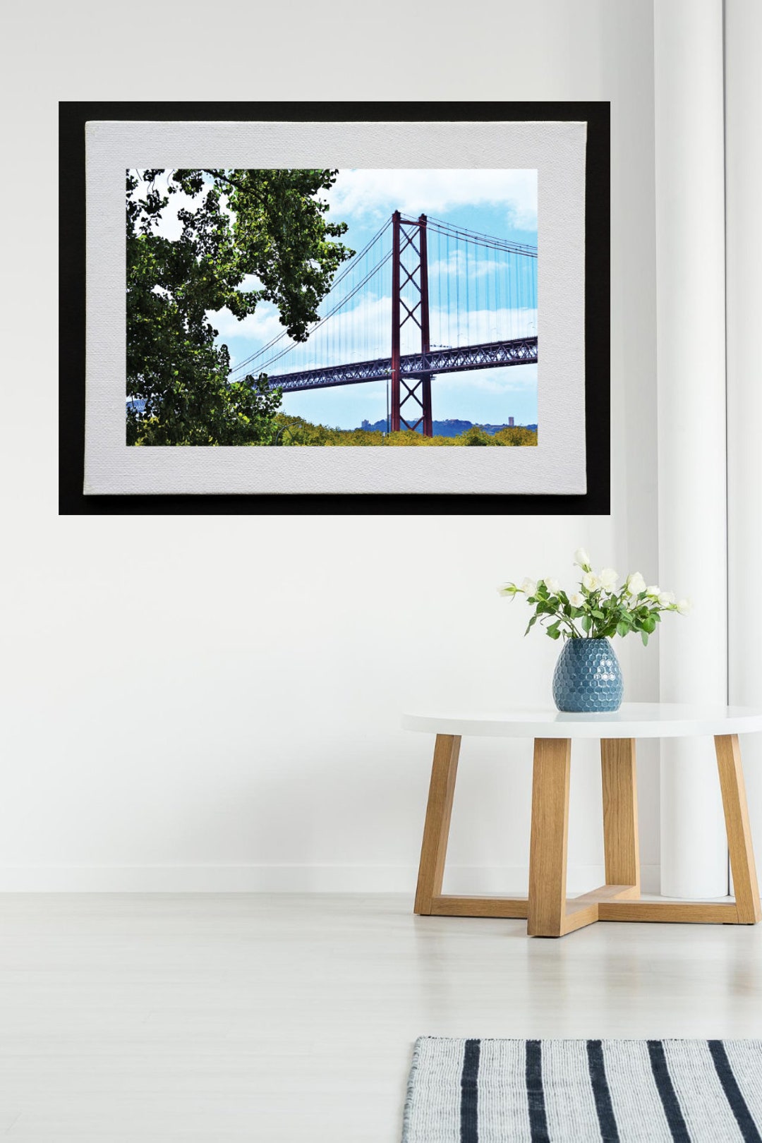 Lisbon Bridge Photography Print: Portugal Travel Art (instant Download ...