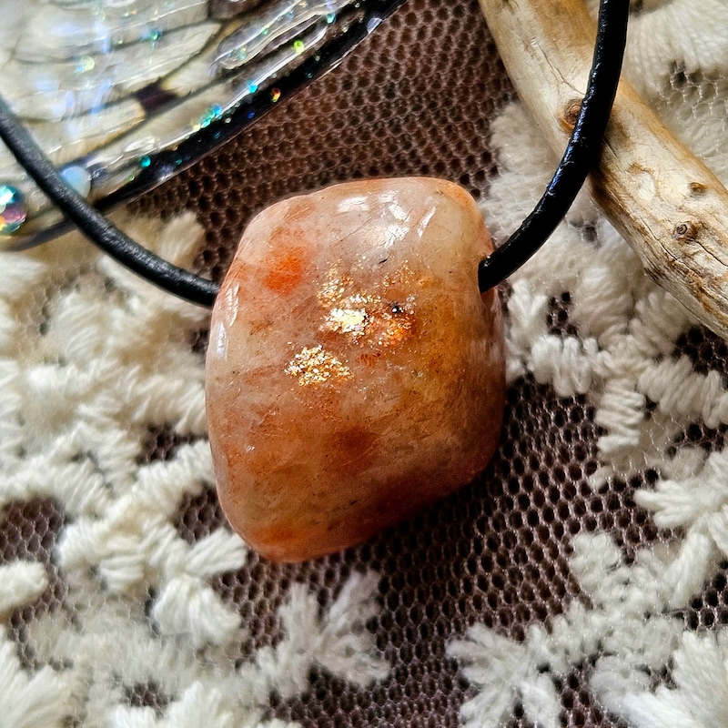 Sunstone Pendant - Etsy