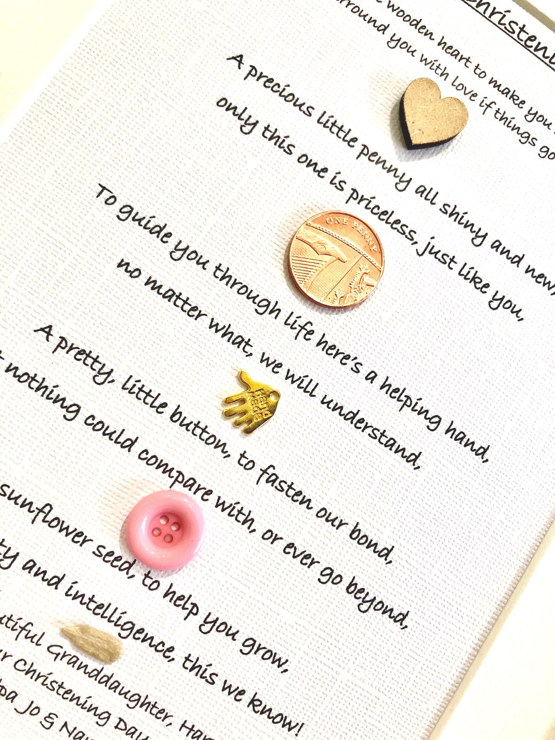 Personalised Girl's, Boy's Christening Gift or Baptism, Handmade Framed ...