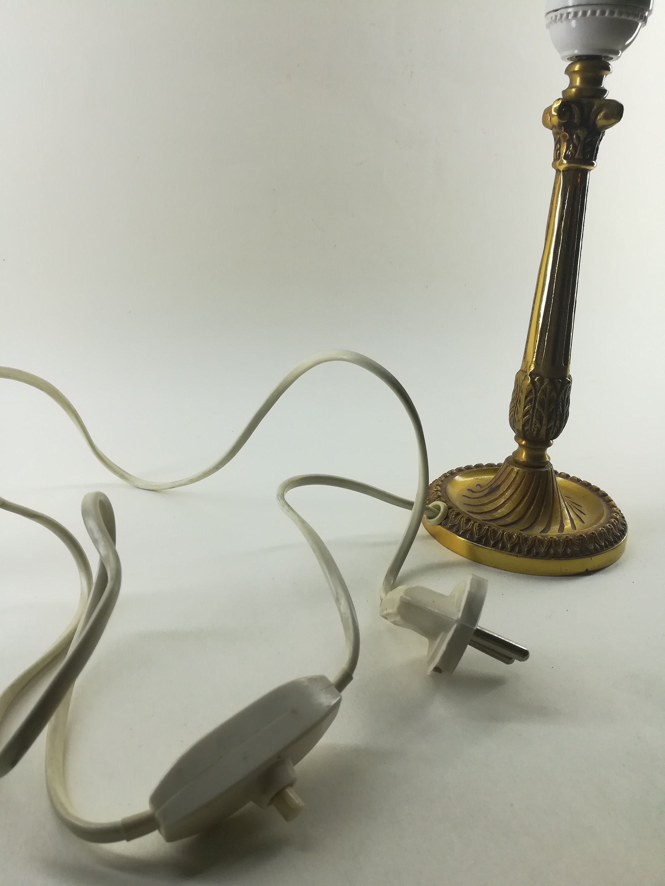 Night Table Lamp, Vintage Brass Night Light - Etsy Australia