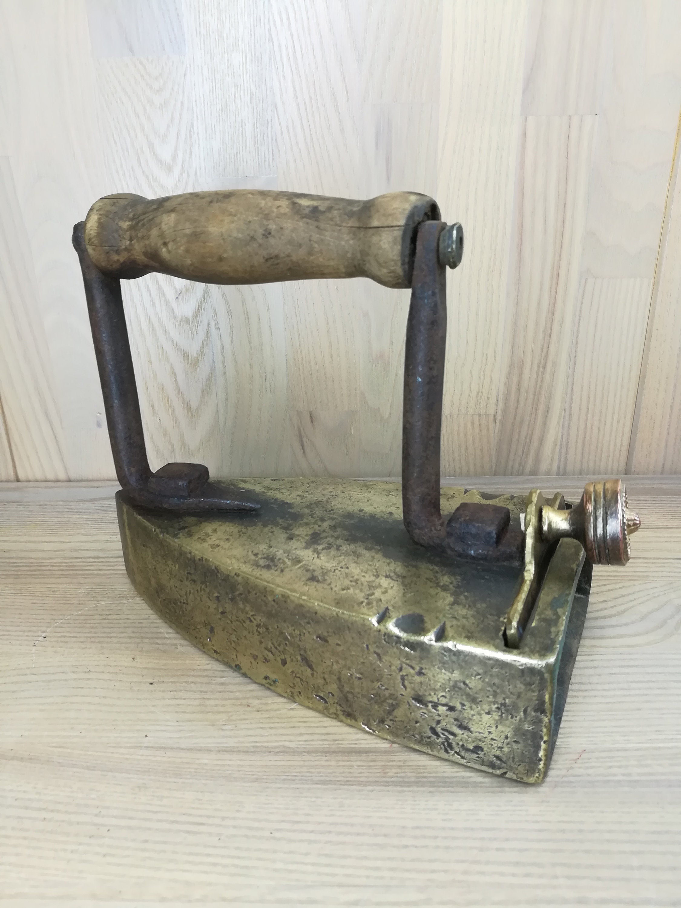 Brass Clothes Iron, Antique Brass Iron, Vintage Iron - Etsy