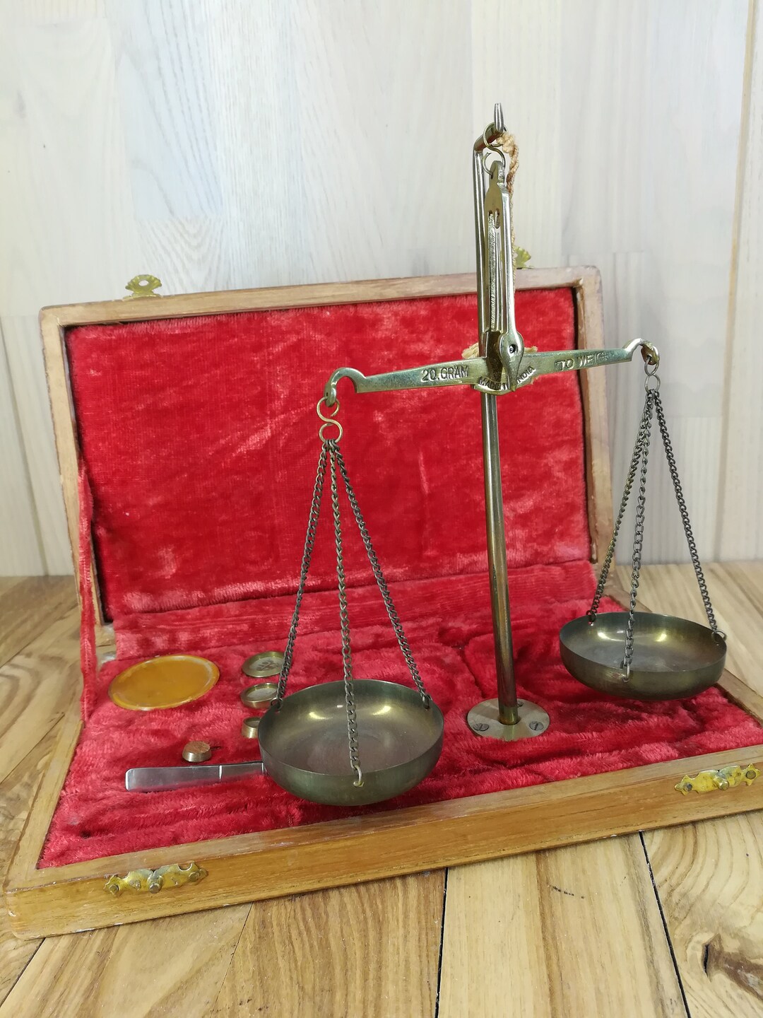 Vintage Brass Scales - Etsy
