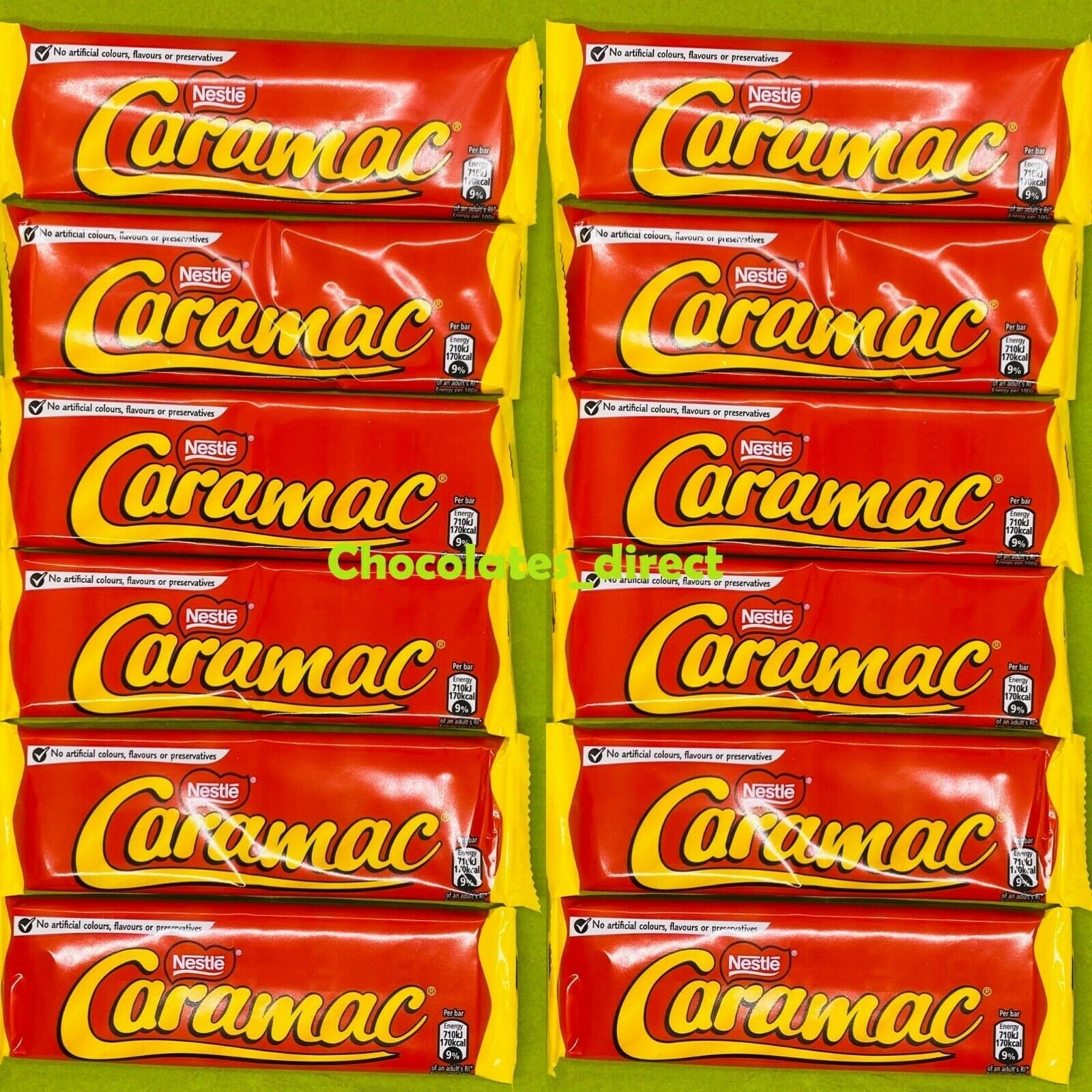 12 nestle caramac 30g bar caramel flavour chocolate | Etsy