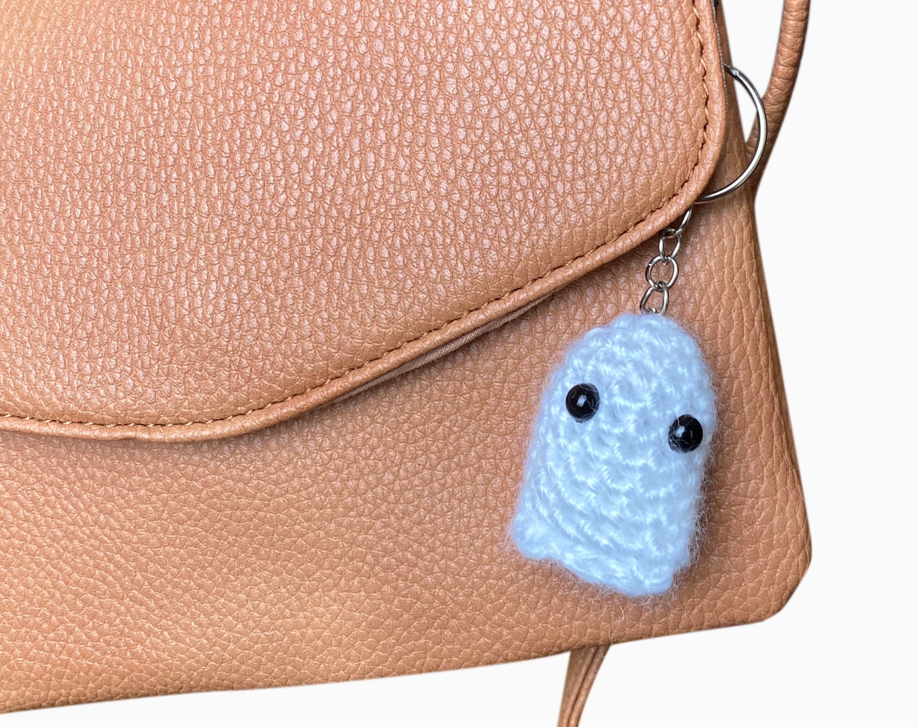 Mini Spirit the Ghost Stuffed Crochet Ghost Keychain - Etsy