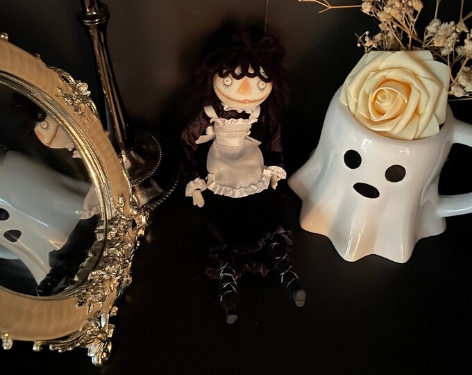 Raggedy Ann Doll , Art Doll, Tim Burton Aesthetic - Etsy