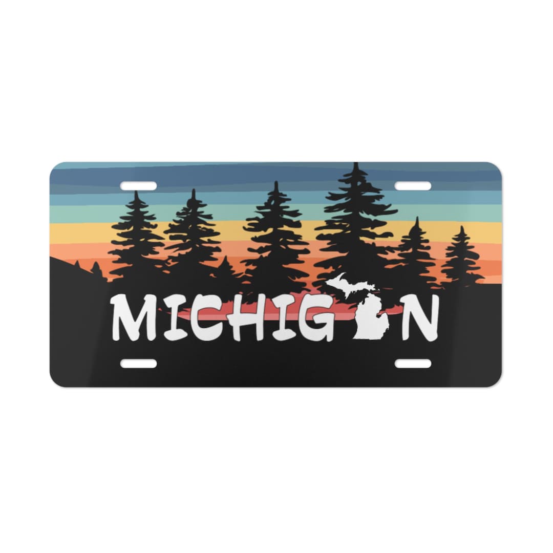 Michigan Vanity Plate - Etsy