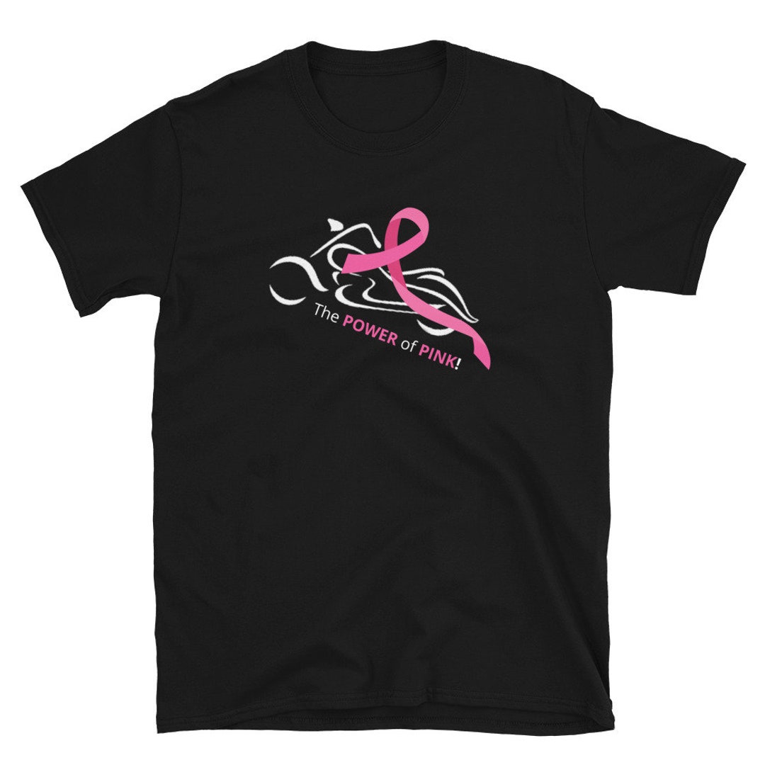 Breast Cancer Awareness - the Power of Pink Motorcycle - Short-sleeve ...