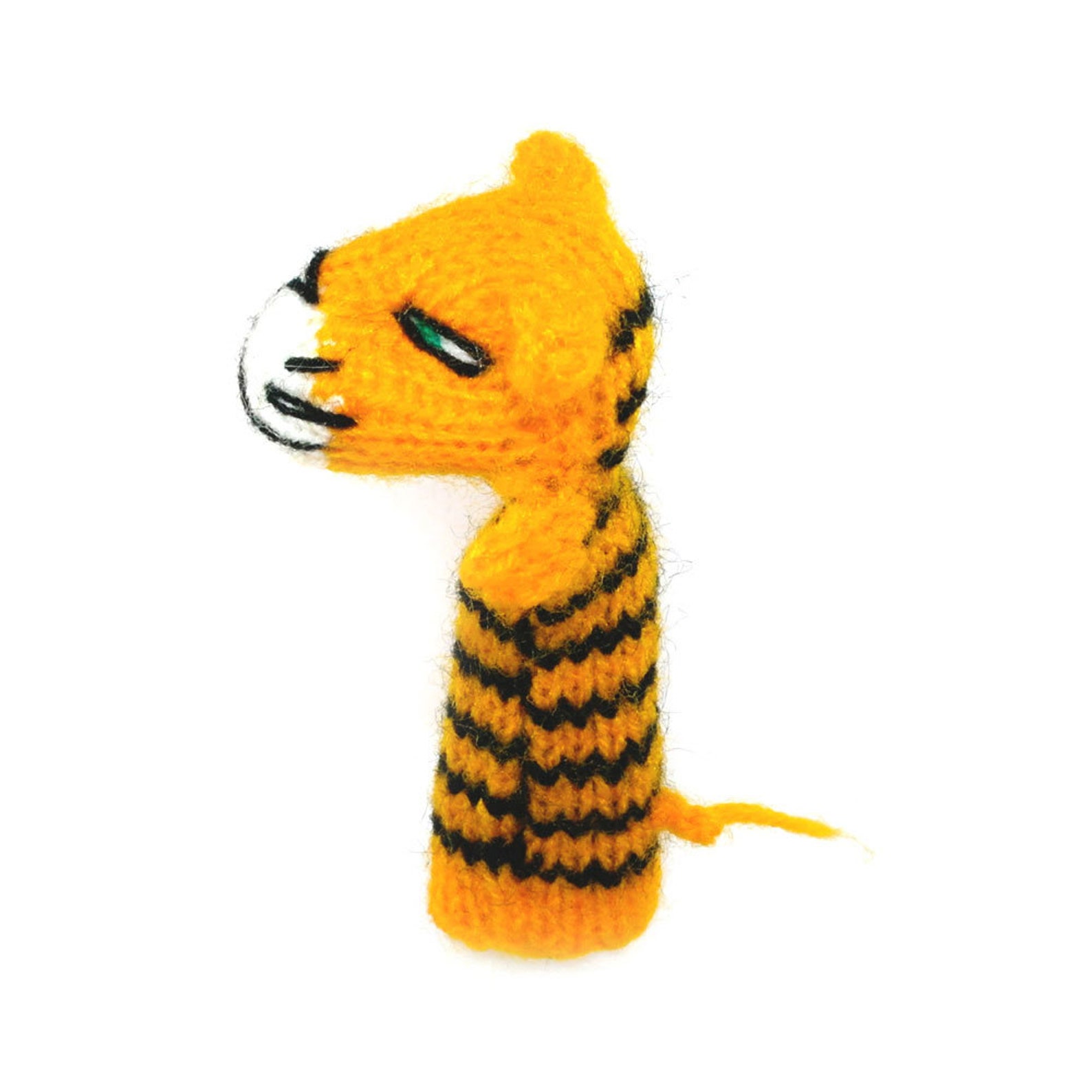 Tiger, Finger Puppet Puppet Theater for Playing and Learning From Wool ...