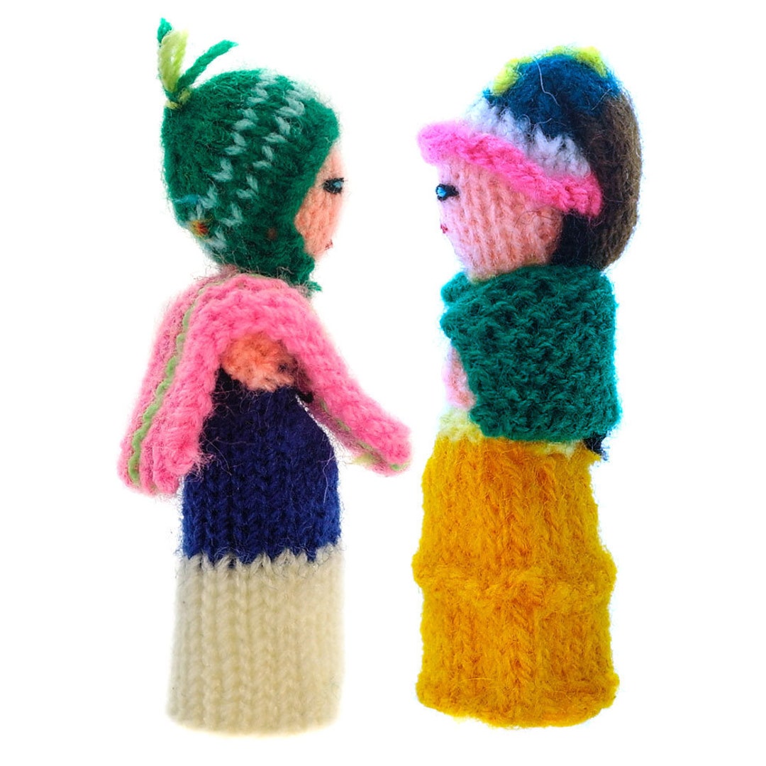 Typical Andean Clothing Finger Puppet Puppet Theater for Playing and ...