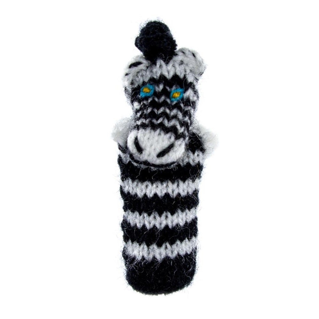 Zebra Finger Puppet Puppet Theater for Playing and Learning From Wool ...