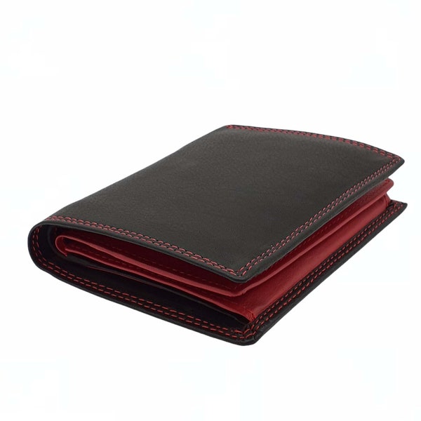 Leather Card Wallet Many Slots - Etsy