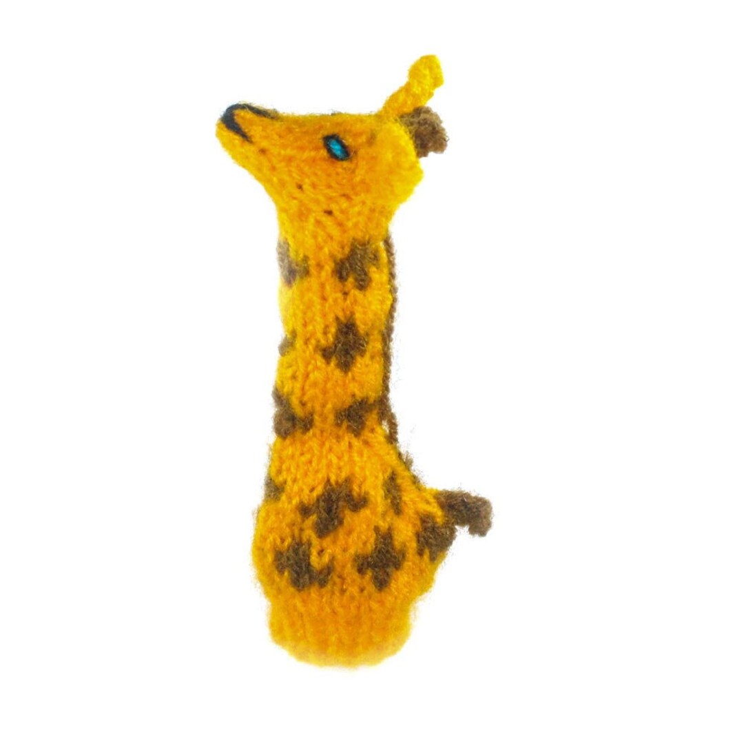 Giraffe Finger Puppet Puppet Theater for Playing and Learning From Wool ...