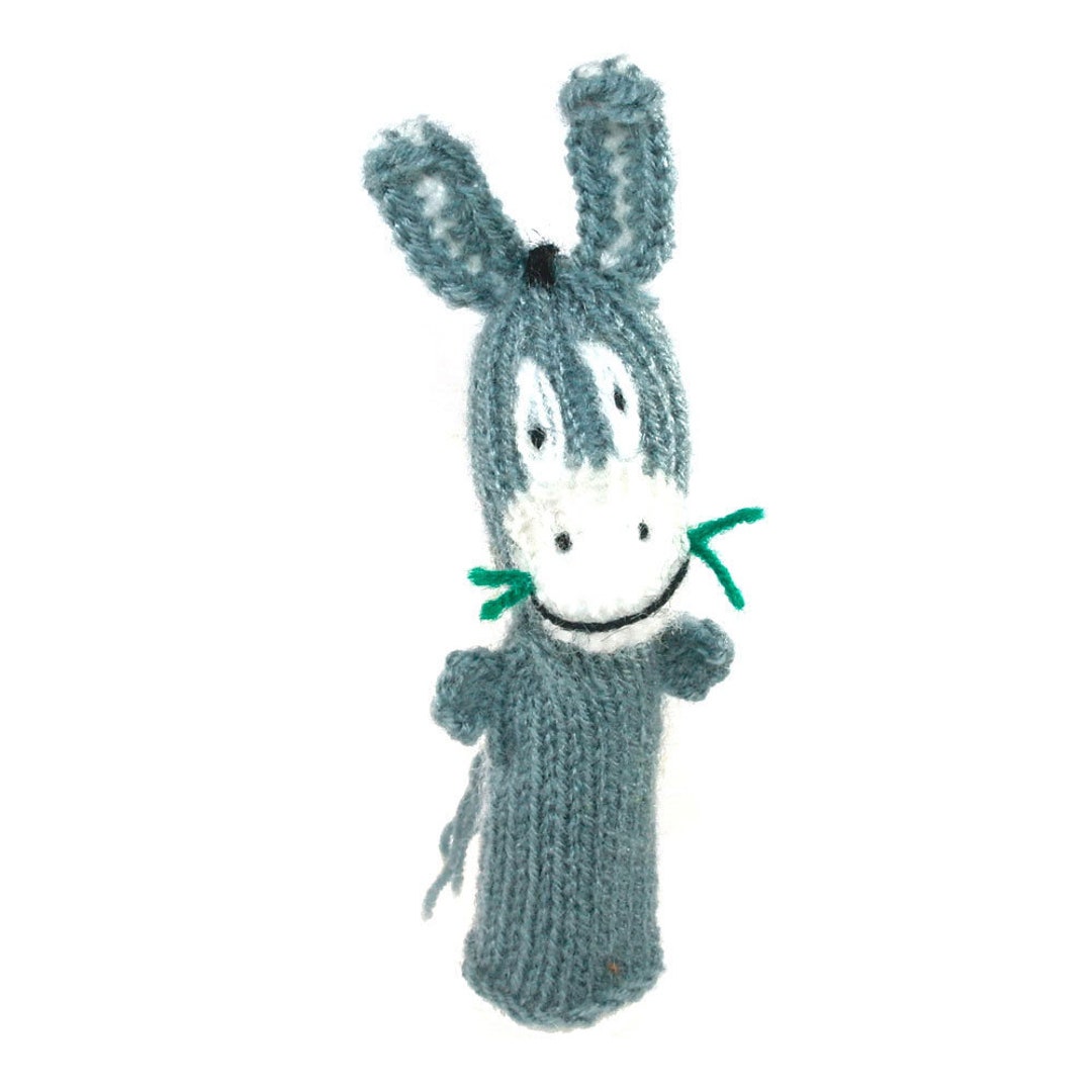 Donkey Finger Puppet Puppet Theatre for Playing and Learning From Wool ...
