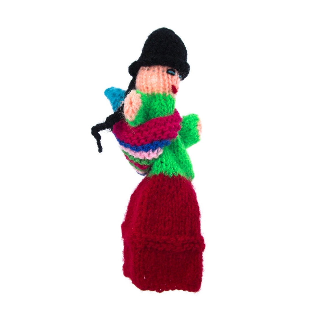 Woman With Baby and Typical Clothes Finger Puppet Puppet Theater for ...