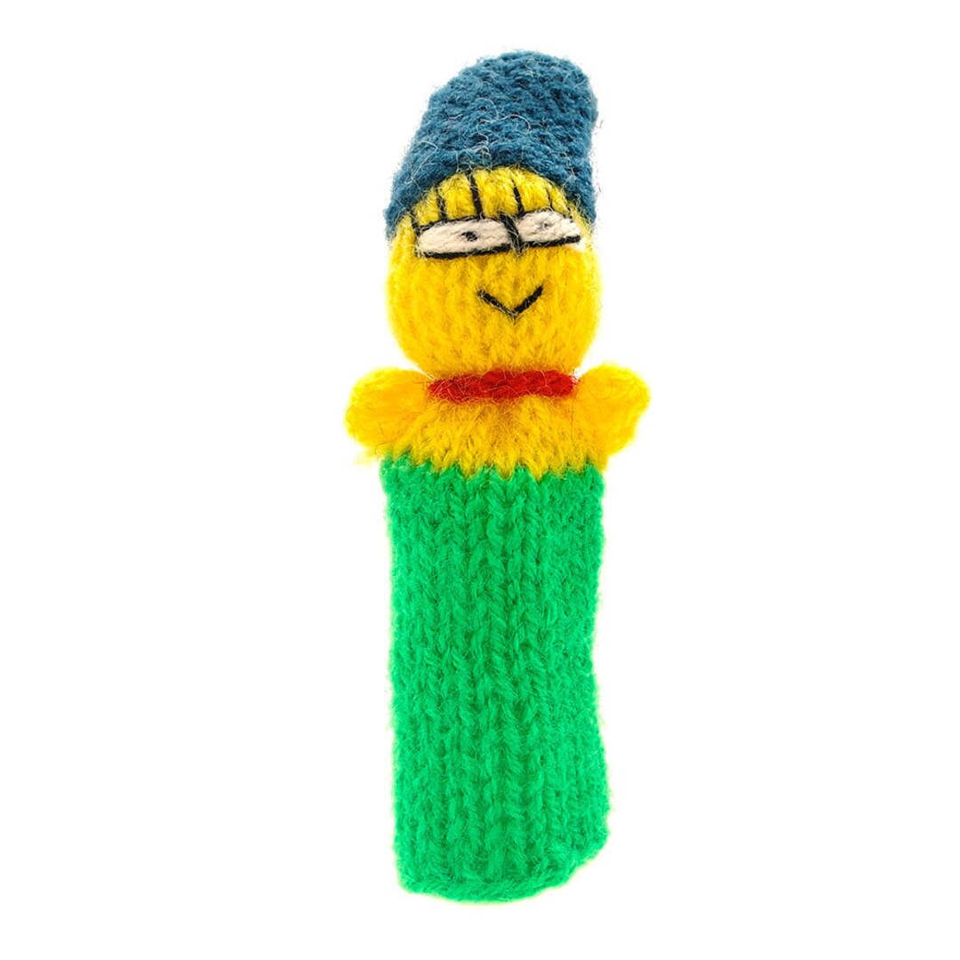 Finger Puppet Theatre for Playing and Learning Wool Knitting for ...