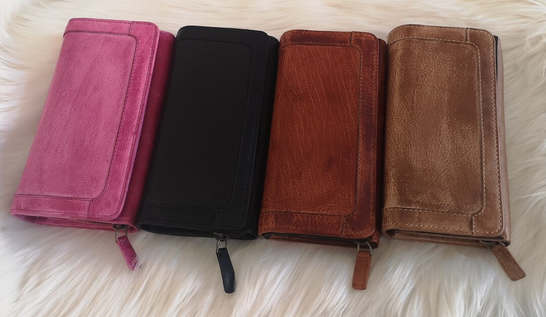 Ladies Wallet Purses or Purses Made of Genuine Leather With RFID ...