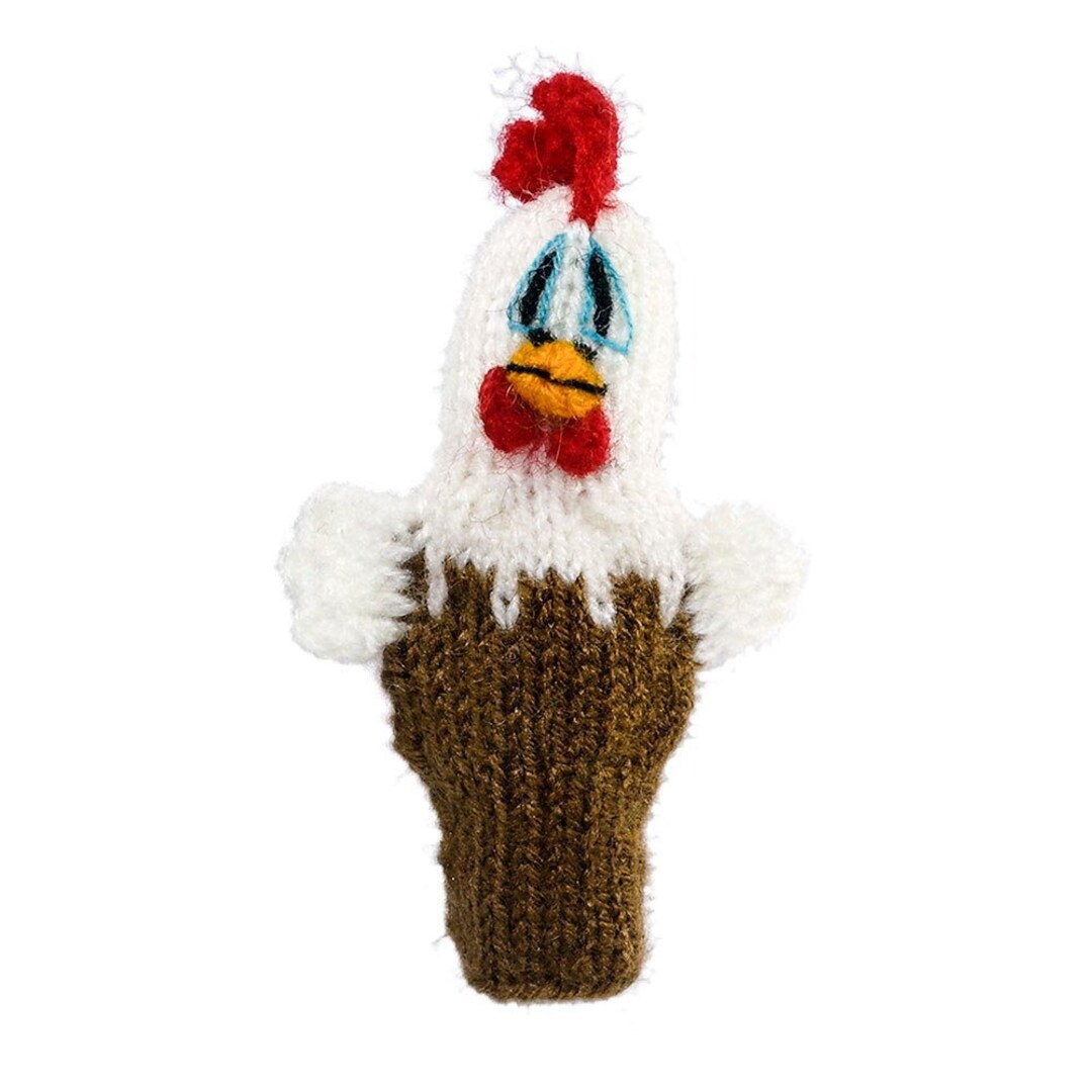 Chicken Finger Puppet Puppet Theater for Playing and Learning From Wool ...